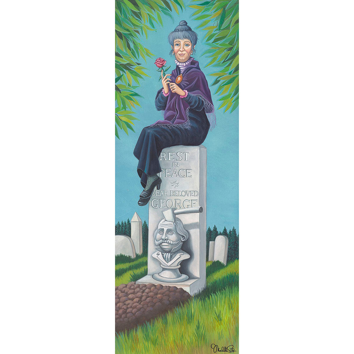 Disney "Stretching Portrait: The Black Widow" – Art Center Gallery